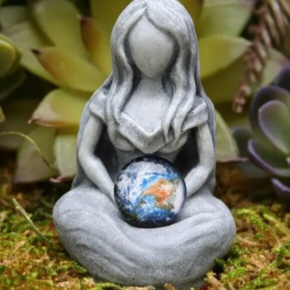 Art | Majestic Gaia Earth Mother Goddess Statue Intricately Detailed ...